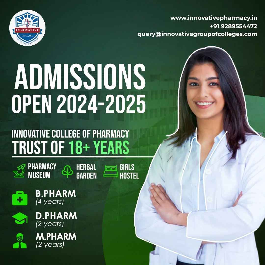 Pci Approved Innovative College Pharmacy Delhi Noida Faridabad